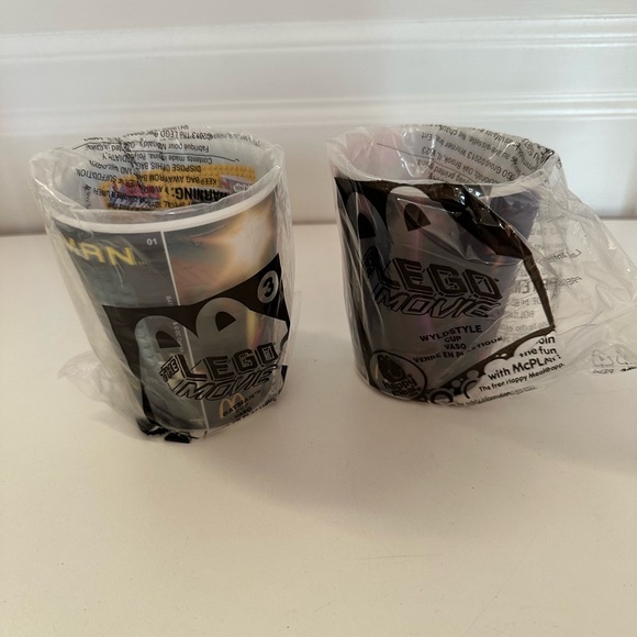 Dining | Batman And Lego Movie Mcdonalds Sealed Plastic Cups | Poshmark
